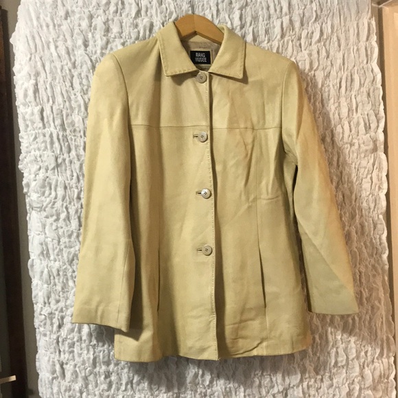RANG MUSEE | Jackets & Coats | Rang Musee Blazer Type Leather Jacket Size Smallmedium | Poshmark